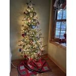 Vickerman 6' Minnesota Pine Half Artificial Christmas Tree, Unlit ...