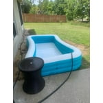 Play Day 10-Foot Inflatable Pool, Blue, Ages 6+, Unisex, Kids Swimming ...