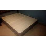 Zinus Upholstered 7.5” Metal Box Spring with Wood Slats, Twin - Walmart.com