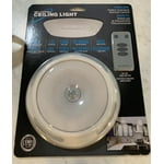 Bell+Howell Cordless LED Ceiling Light with Remote Control, Motion ...