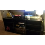 Mainstays 3-Shelf Bookcase with Adjustable Shelves, True Black Oak ...