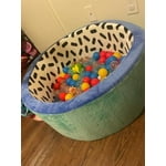 Battat Hop in Foam Ball Pit with 65+ Balls and Washable Cover, Toddler ...