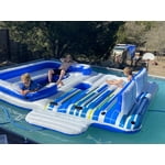 Bestway Hydro-Force Large Inflatable Party Island Float for Adults ...