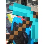Minecraft Diamond Pick Weapons: Transforming Sword and Pickaxe Game Toy ...
