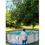 Summer Waves Elite 14' x 42" Premium Frame Above Ground Swimming Pool ...