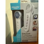 Equate Bluetooth Dual-Function Infrared Thermometer, Forehead and Ear ...