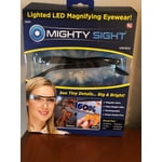 Mighty Sight LED Magnifying Eyeglasses, Wearable Reading Magnification ...