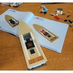 LEGO City Sailboat Building Set 60438, Kids' toy boat with minifigures ...