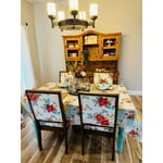 The Pioneer Woman Dining Table Made With Solid Wood Frame, Teal ...
