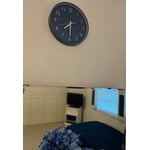 Timely Furnishings Midnight Blue Wall Clock with Glow in Dark Numbers ...