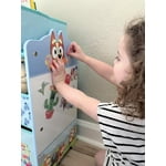 Bluey Design and Store 6 Bin Toy Storage Organizer by Delta Children ...