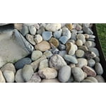 Smooth Mexican Beach Pebbles, Bulk Outdoor Round River Rock Landscape ...