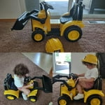 Kid Trax CAT Frontloader Ride-On Toy, 6-Volt - Walmart.com