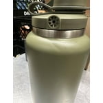 RTIC Half Gallon Ceramic Lined Insulated Outback Jug, Leak Proof, Olive ...