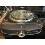Toastmaster Electric Single Burner, Compact, light and easy to use ...