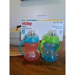 Nuby No-Spill Clik-it Soft Spout Sippy Cup, 10 fl oz, 2 Count - Walmart.com