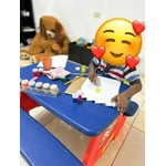 Disney Minnie Mouse Picnic Table with Block Baseplate & Cupholders ...