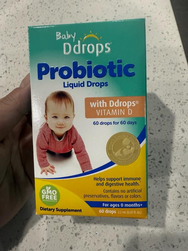 Infant Probiotic With Vitamin D Ddrops Baby Probiotic With Vitamin D ...