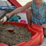Simplay3 Coastal Crab Red Outdoor Sandbox with Cover for Kids - Walmart.com