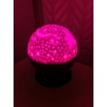 Brightside Cosmo LED Projector, Multicolor Rotating Lights, USB/Battery ...