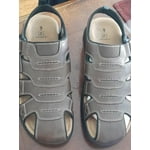 George Men's Comfort Closed Toe Sandals with Memory Foam Footbed and ...