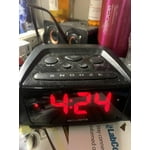 AcuRite Intelli-Time Digital Alarm Clock with Large Numbers and Loud ...