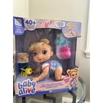 Baby Alive Crawl 'n Play Harper Hugs Doll, Blonde Hair, Electronic Kids Toys for Girls & Boys 3 ...