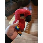 "Minecraft Stuffed Animal: Happy Explorer 7"" Plush Parrot Plushie ...