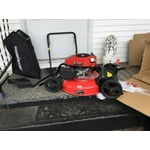 PowerSmart 21" 3-in-1 170cc with Steel Deck Gasoline Push Lawn Mower ...