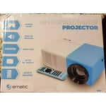Ematic Mini Portable Theater Projector, White (EPJ480WH) - Walmart.com
