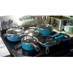 Cook N Home 12-Piece Nonstick Aluminum Kitchenware Set, Easy Clean ...