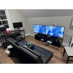 Mainstays Expandable Side by Side or Stacking TV Stand for TVs up to 70 ...