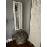 Signature Design by Ashley Contemporary Absalom Pouf Denim - Walmart.com