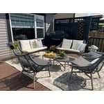 HOMETRENDS Skyler 3-Piece Patio Chat Set - Black - Walmart.ca