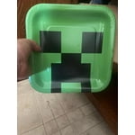 Minecraft Creeper Face Square 9" Dinner Plates, 8ct - Walmart.com