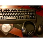onn. 4-PC Gaming Starter Kit with LED Keyboard, Programmable Mouse ...