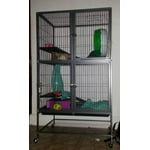 Prevue Pet Products Black Metal Feisty Ferret Home Cage 485 - Walmart.com