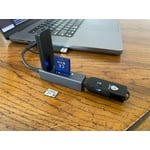 Onn+ USB 3.0 Hub with 5 Ports, SD and microSD Card Reader, USB-C ...