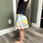 Justice Girls PAC-MAN Tiered Ruffle Skirt, Sizes XS-XL & Plus - Walmart.com