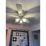 Hunter Fan Company 99135 3 Light Fitter, White - Walmart.com