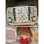 HADEN Retro Margate Poodle & Blonde 4-Slice Wide Slot Toaster, Spotted ...
