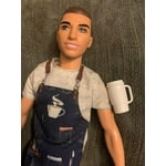 Barbie Ken Careers Barista Doll - Walmart.com