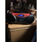 GPX Portable CD Player Boombox with AM/FM Radio, LED Display, BC232R ...