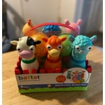 Battat Barnyard Bowling Set with 6 Farm Animal Pins 2 Balls, Toddler ...