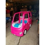 Barbie Dream Camper, 12V Power Wheel Ride-On, Battery-Powered with ...