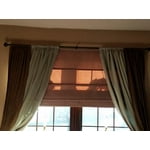 Mainstays 3/4" Oil Rubbed Bronze Filigree Knob Single Curtain Rod Set ...