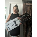 PRCTZ Modular Weightlifting Barbell, Adjustable Dumbbell to Barbell ...