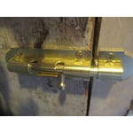 Bulldog Hardware 3 in. Safety Barrel Bolt, Brass Plated - Walmart.com