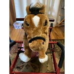 Qaba Large Child's Spring Rocking Bull Toy with Sound for Kids ...