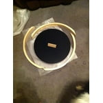 Niche Mia Bentwood Side Table- Natural and Black - Walmart.com